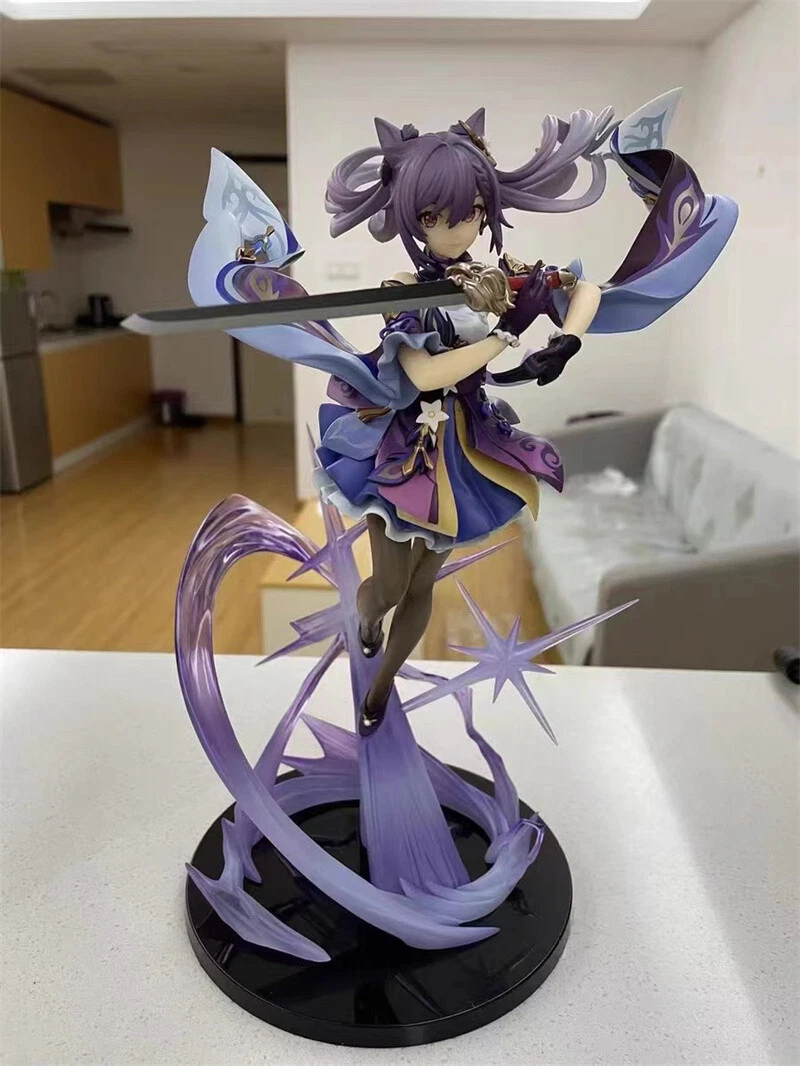 Genshin Impact Keqing Action Figure 27cm High Def Statue, 52% OFF