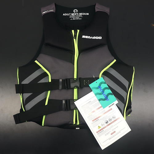 Sea-Doo Men's Airflow Life Jacket (Gray/ Neon Green Stripe-M) | eBay