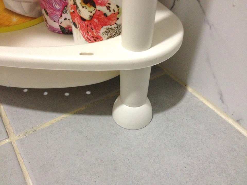 3Layers Corner Shelf Stand Shampoo Storage Rack for Bathroom, Made in ...