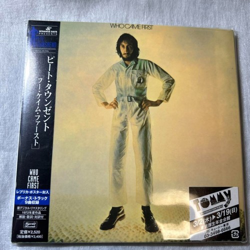 Pete Townshend Who Came First Japan Mini LP CD Paper Sleeve with OBI | eBay