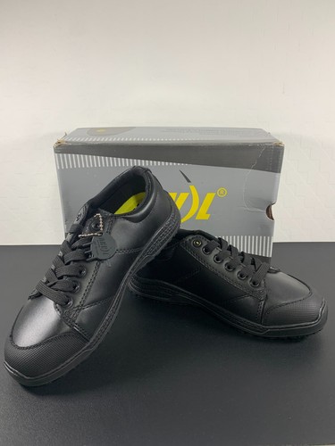 Anvil traction oregon safety non slip shoes black size uk 4 unisex work ...