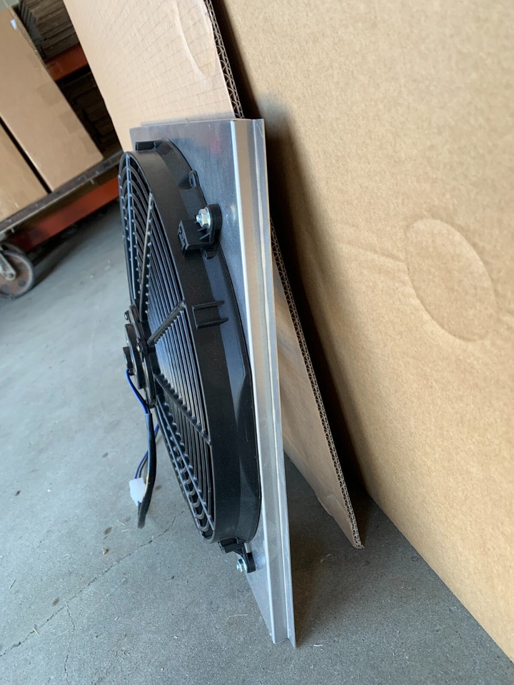 1932 Ford Lo Boy Electric 16 inch Fan 3200 CFM Aluminum Shroud Part ...