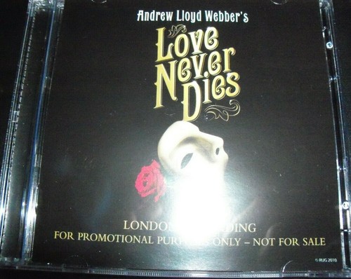 Love Never Dies Andrew Lloyd Webber Rare Australian Promo Soundtrack 2 ...