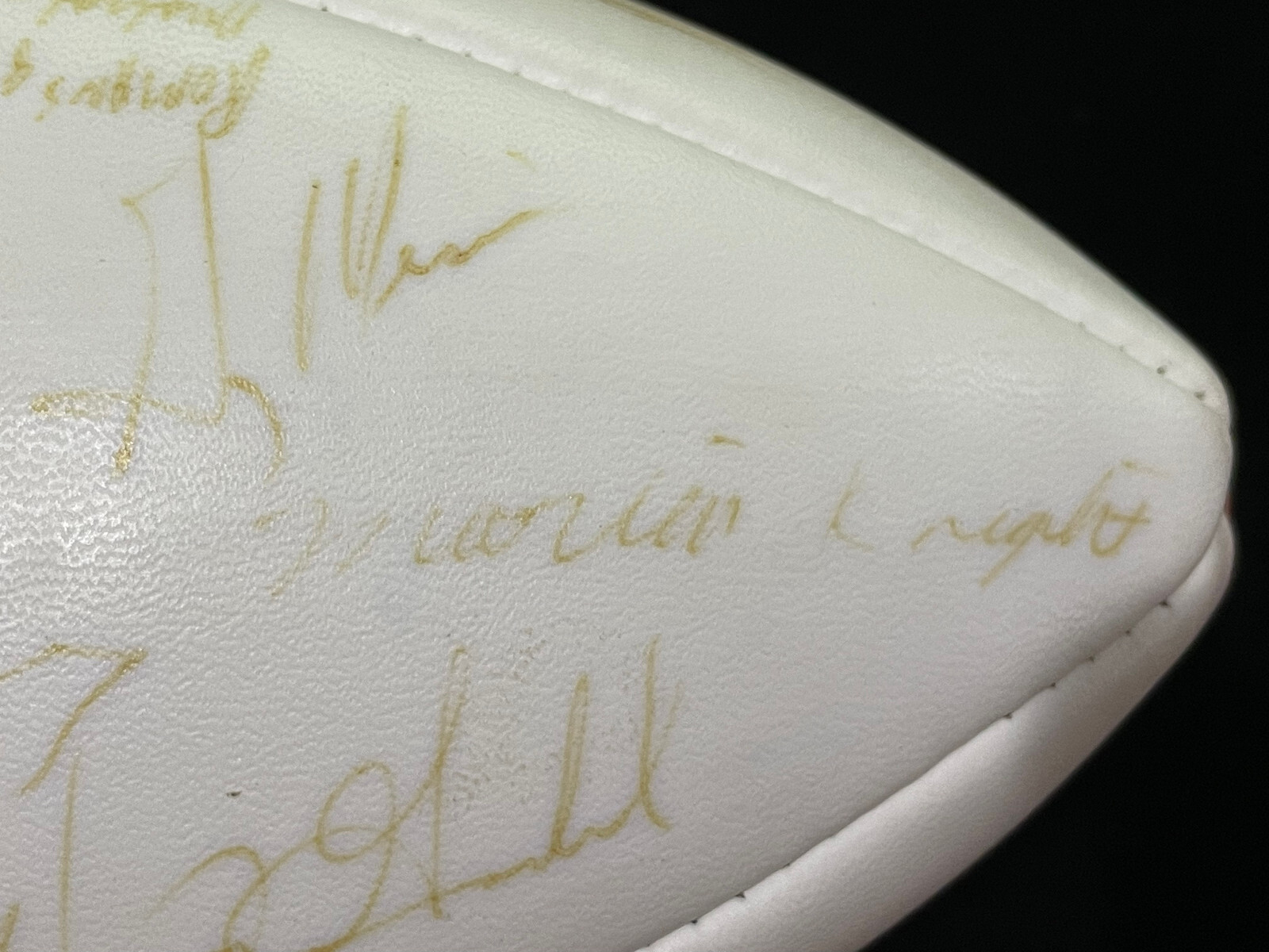 Suge Knight "DEATH ROW RECORDS" 1987 Rams Signed Sutographed Football ...