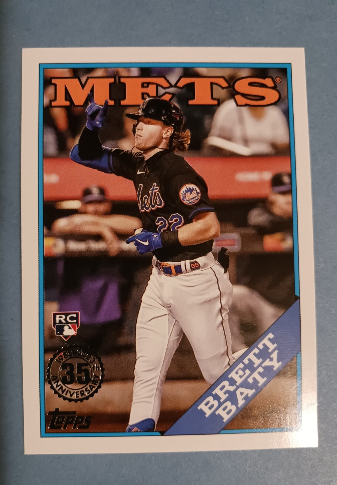 Brett Baty 2023 Topps Series 1 1988 New York Mets Rookie #T88-96 Card ...