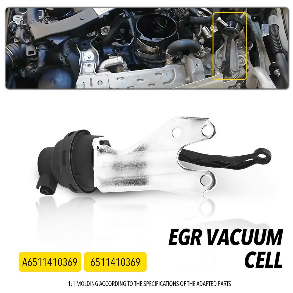For Mercedes-Benz EGR Vacuum Box Fue Gas Cooler Valve Cell OM651 CDI ...