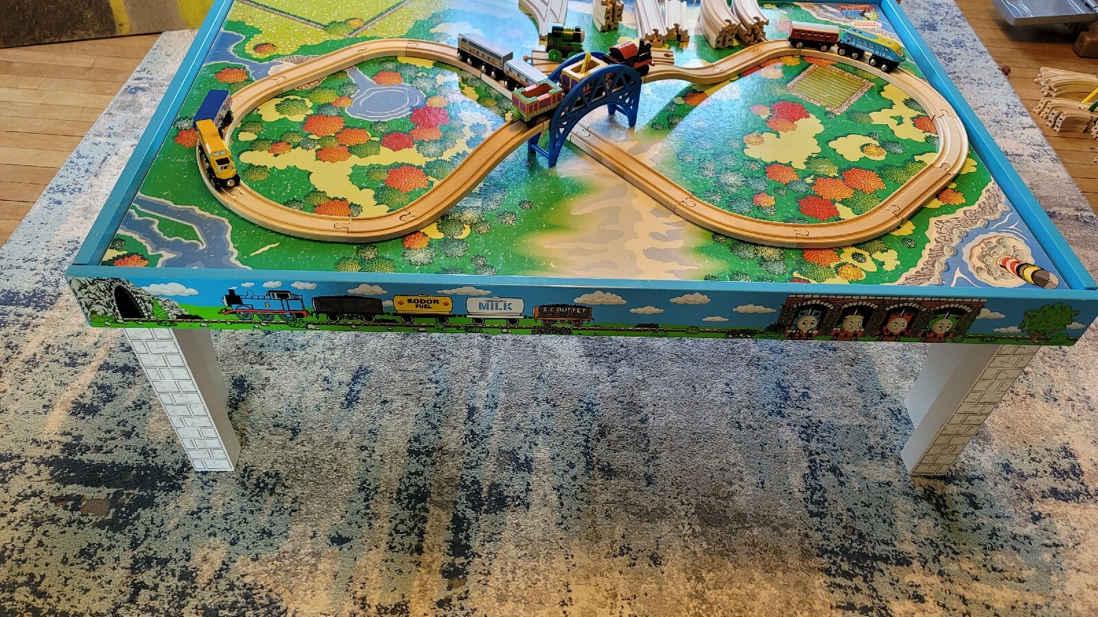 Thomas And Friends Train Table, Wooden Tracks and Trains 2005 Magnetic ...