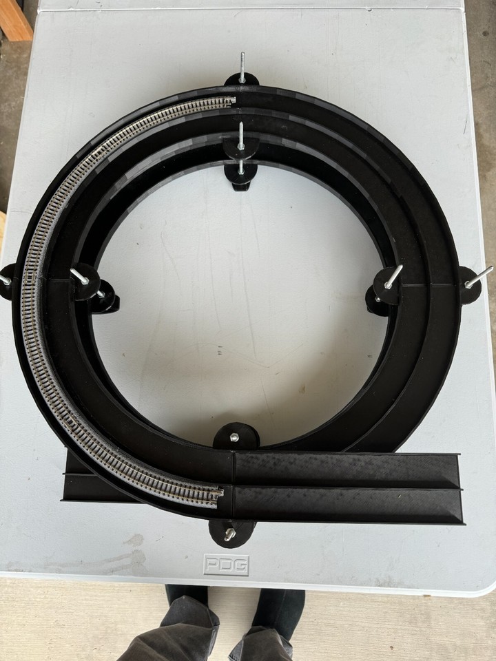 N scale Double Track Helix kit for 30" diameter/15" radius curves-3D ...