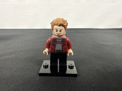 Lego Marvel Star-Lord Peter Quill sh380 Minifigure With Gun Guardians ...