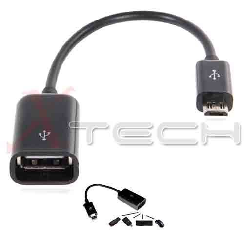 Micro USB to Female USB OTG Adapter OnTheGo for Huawei MediaPad T3 T5 7 ...