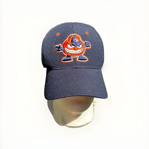 Vintage University Of Syracuse Orangeman Logo Zephyr Fitted Hat Size 7 ...