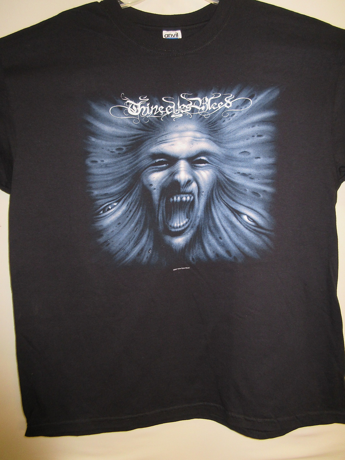 THINE EYES BLEED OFFICIAL OLD STOCK MERCH BAND CONCERT MUSIC T-SHIRT ...