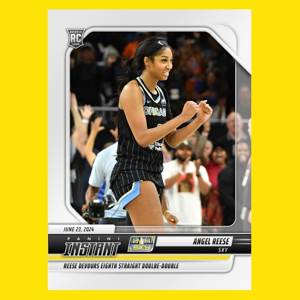2024 Panini Instant WNBA Angel Reese ROOKIE CARD 1/548 SP Chicago Sky ...