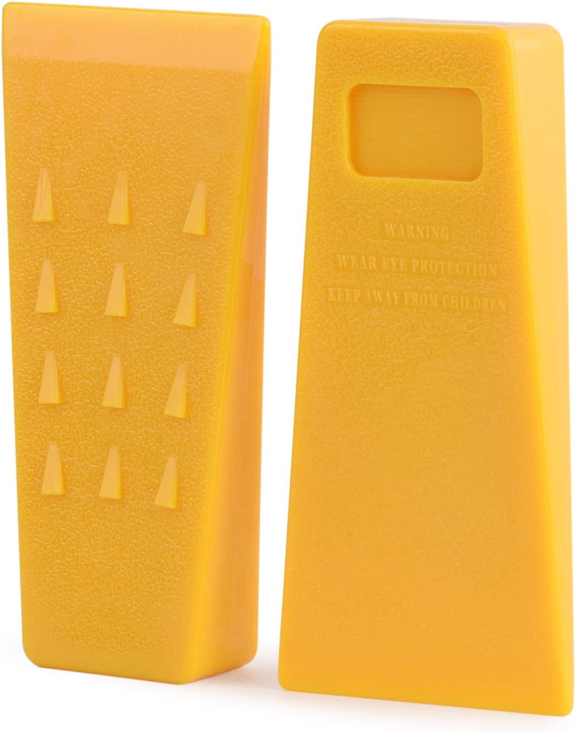 Tree Felling Wedges with Spikes Safe Cutting – 5.5 Inch Chainsaw Wedges ...