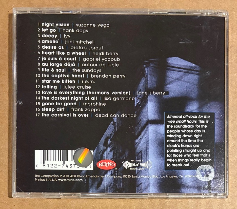 Rhino Records Open All Night: In the Shadows RARE out of print promo ...