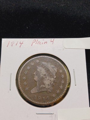 1814 Classic Head Large Cent Coin Plain 4 CH11 | eBay