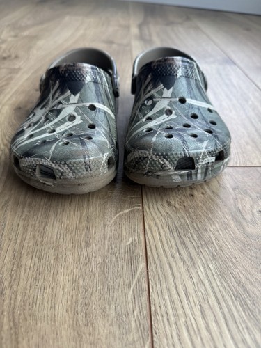 CROCS Classic REALTREE Camo Clog Slide Sandal Size J1 UNISEX Waterproof ...