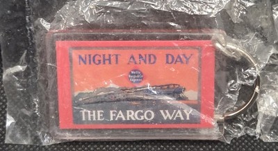 Wells Fargo Night and Day the Fargo Way Keychain Train Key Ring | eBay