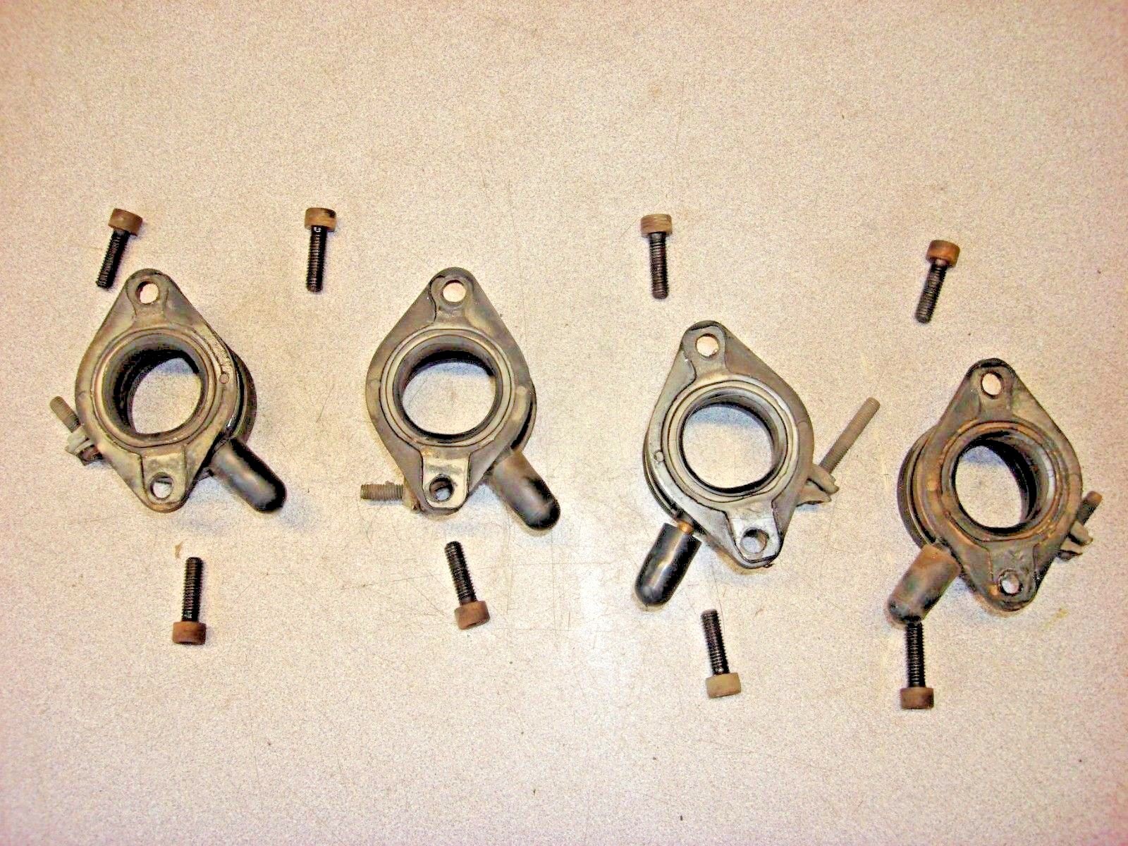 KAWASAKI OEM CARBURETOR INLET MANIFOLDS 2 LEFT 2 RIGHT Z1 # 16065-028 ...