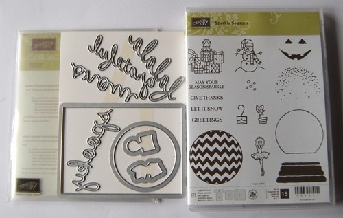 NEW! Stampin' Up! SPARKLY SEASONS & SEASONAL FRAME Thinlits dies bundle RETIRED | eBay