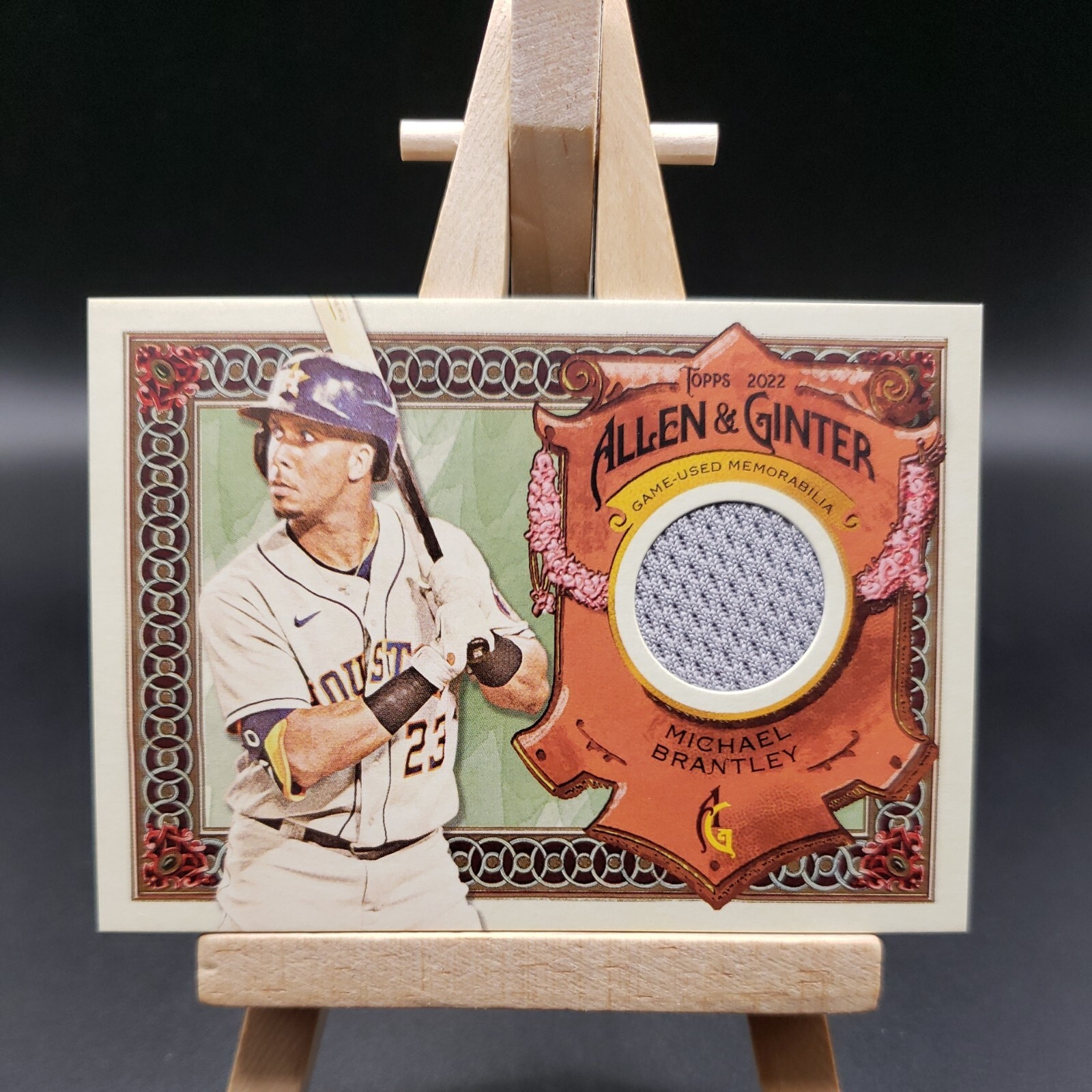 2022 Topps Allen & Ginter #AGRA-MB Michael Brantley Relic Houston ...