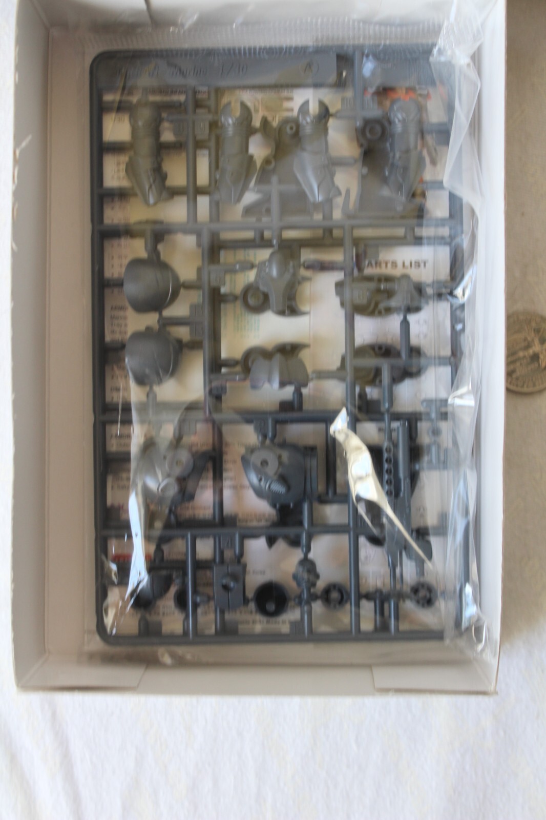 StarCraft Marine Plastic Model Kit 1/30 Scale Series 01 Sealed Baggie ...