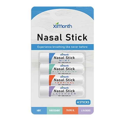 4 Pack Nostrils Stick Pure and Natural Ingredients Inhaler Tubes Nasal ...