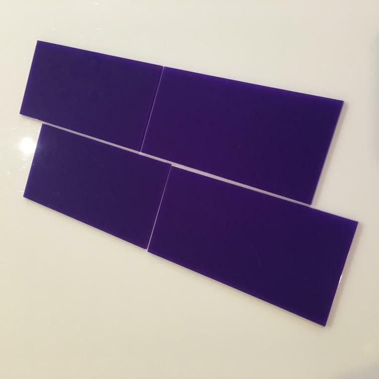 Rectangular Acrylic 3mm Tiles - Many Gloss Colours and Sizes Available ...