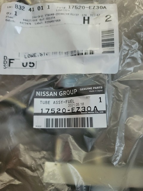 17520-ez30a Tube Assyfuel for Nissan Genuine OEM Part for sale online ...