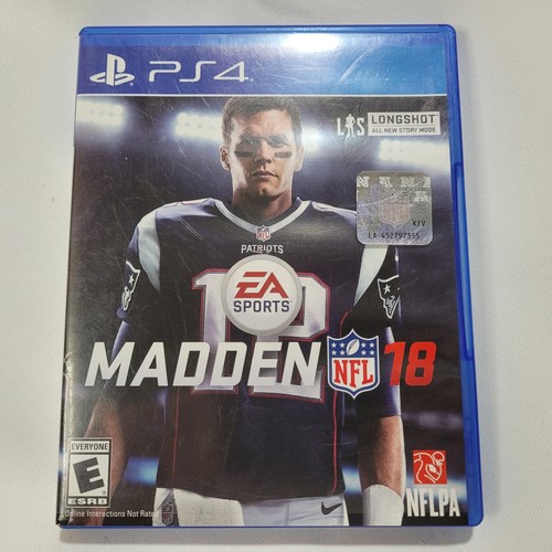 Madden 18 NFL Football Sony Playstation 4 PS4 2017 Video Game Disc and ...