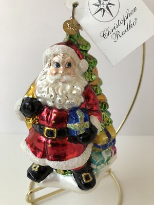 Christopher Radko Santa Christmas Tree 2001 Ornament | eBay