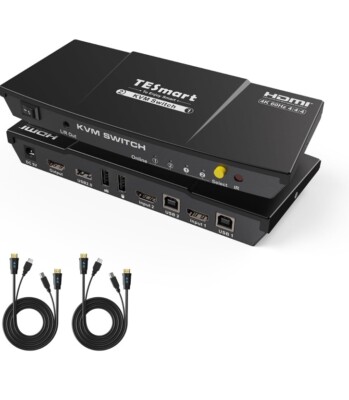 NEW TESmart HD HDMI4 Port KVM Switch 4K@60Hz 4x1: 60hz HKS0401A1U 1a1 ...