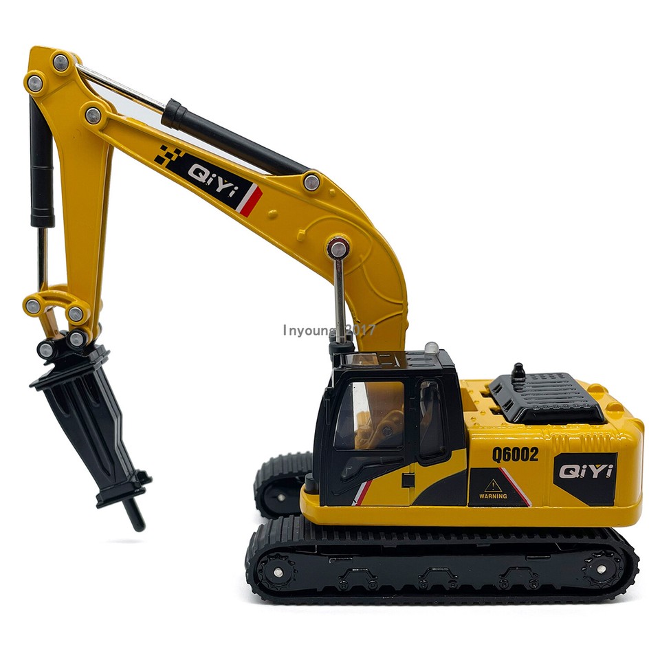 1/60 Drill Excavator Toy Construction Equipment Diecast Toy Excavator ...