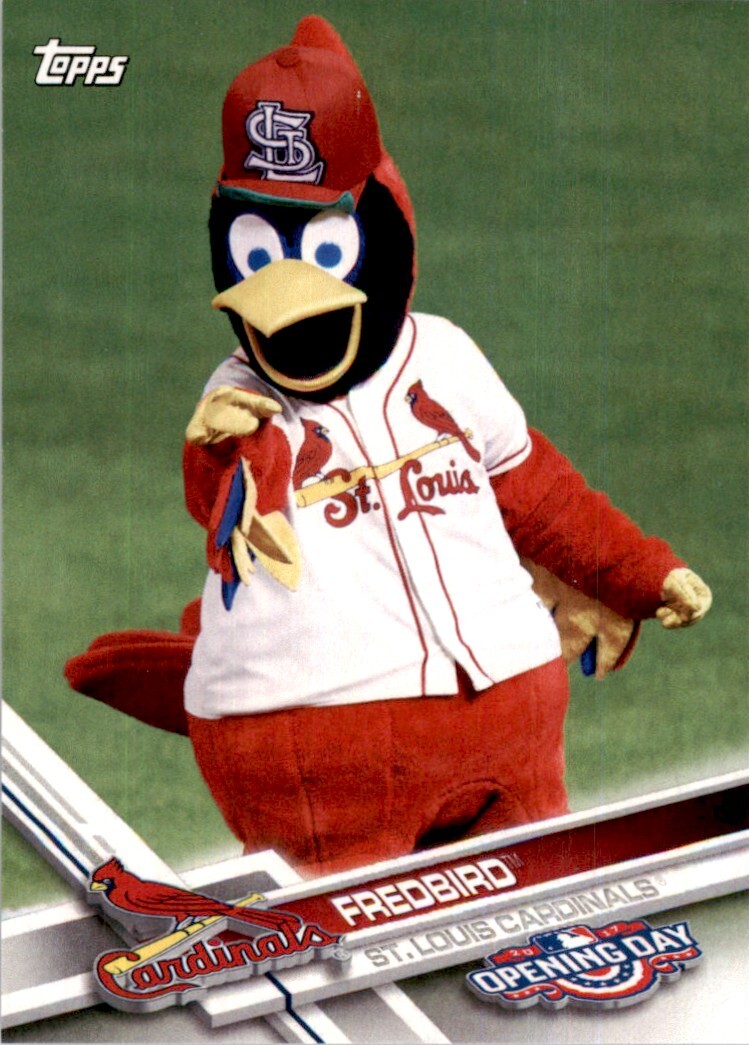 2017 Topps Opening Day Mascots Fredbird St. Louis Cardinals #M-15 | eBay