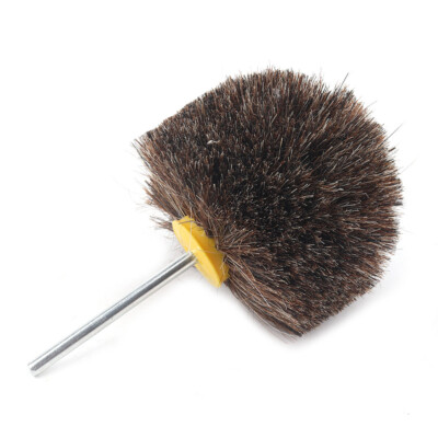 4" Horsehair Polishing Wheel Buffing Brush with Ball Head Wood Metal ...