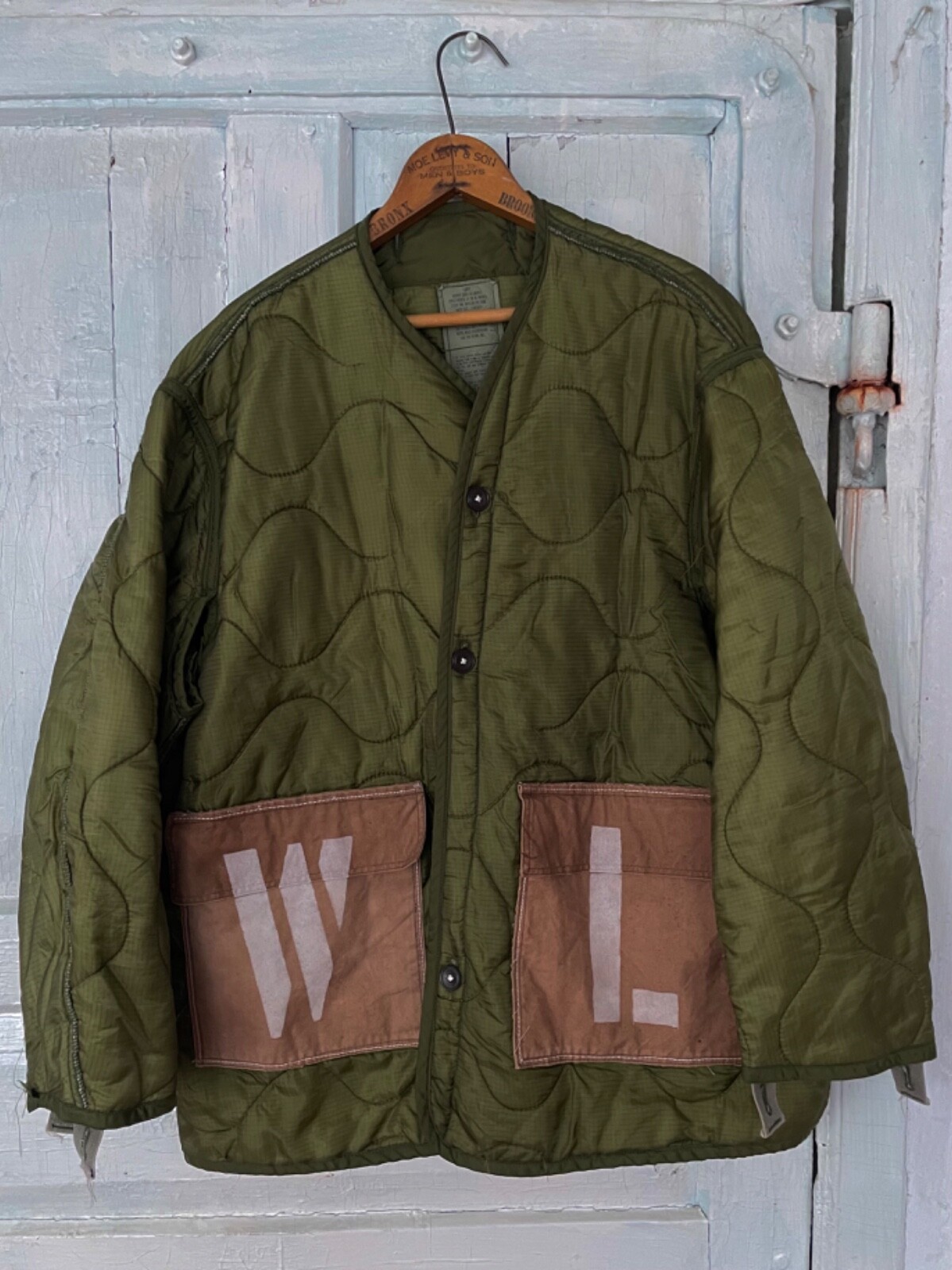 Vintage 90s US Army m65 custom liner jacket L - Gem