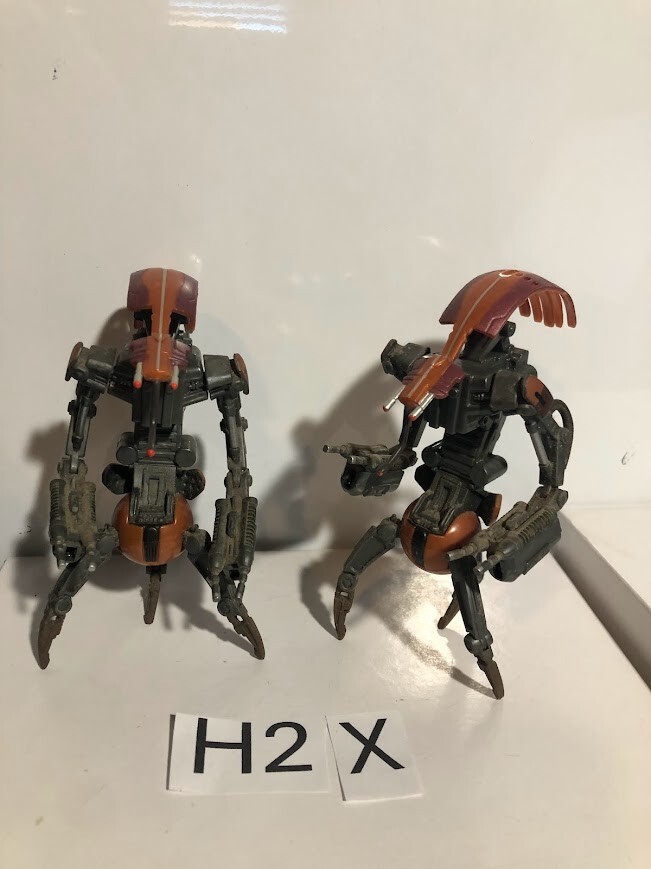 Star Wars Figure Lot of Two (2) Destroyer Droids Droideka | eBay