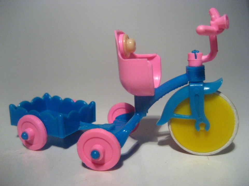 VTG 1968 MATTEL LIDDLE KIDDLES TRACY TRIKEDIDDLE SKEDIDDLE DOLL TRIKE ...