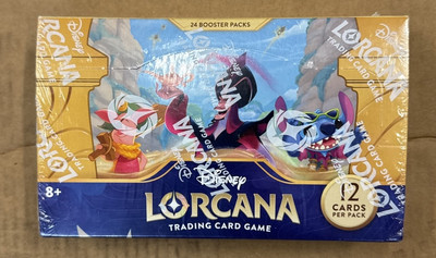 Disney Lorcana Into Inkland Booster Box (24 Booster Packs) NEW SEALED ...