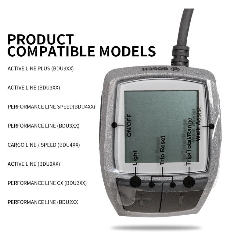 Bosch Purion E-Bike Display with Integrated Controller – 1500mm Cable ...