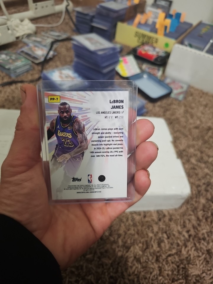 2025-26 Topps Power Players Rainbow Foil Lebron James | eBay UK