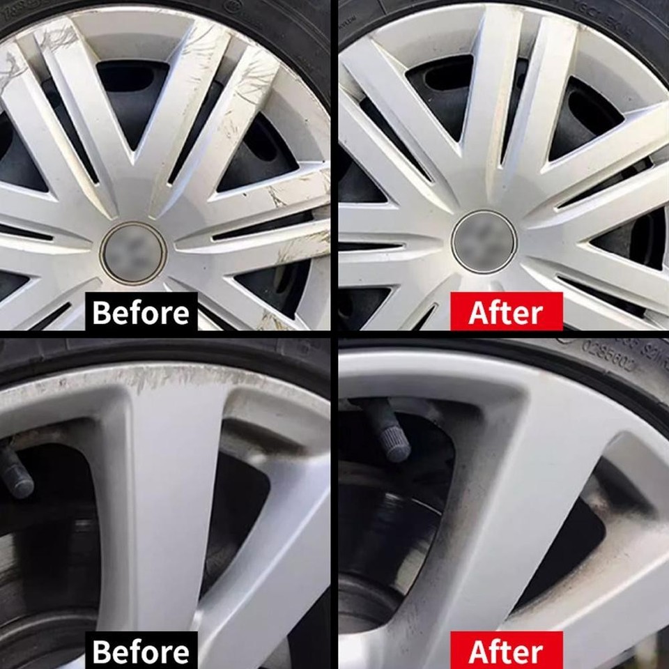 Wheel Hub Refurbishment Paste Polishing Agent Rim Renewal Paste E5X9 ...