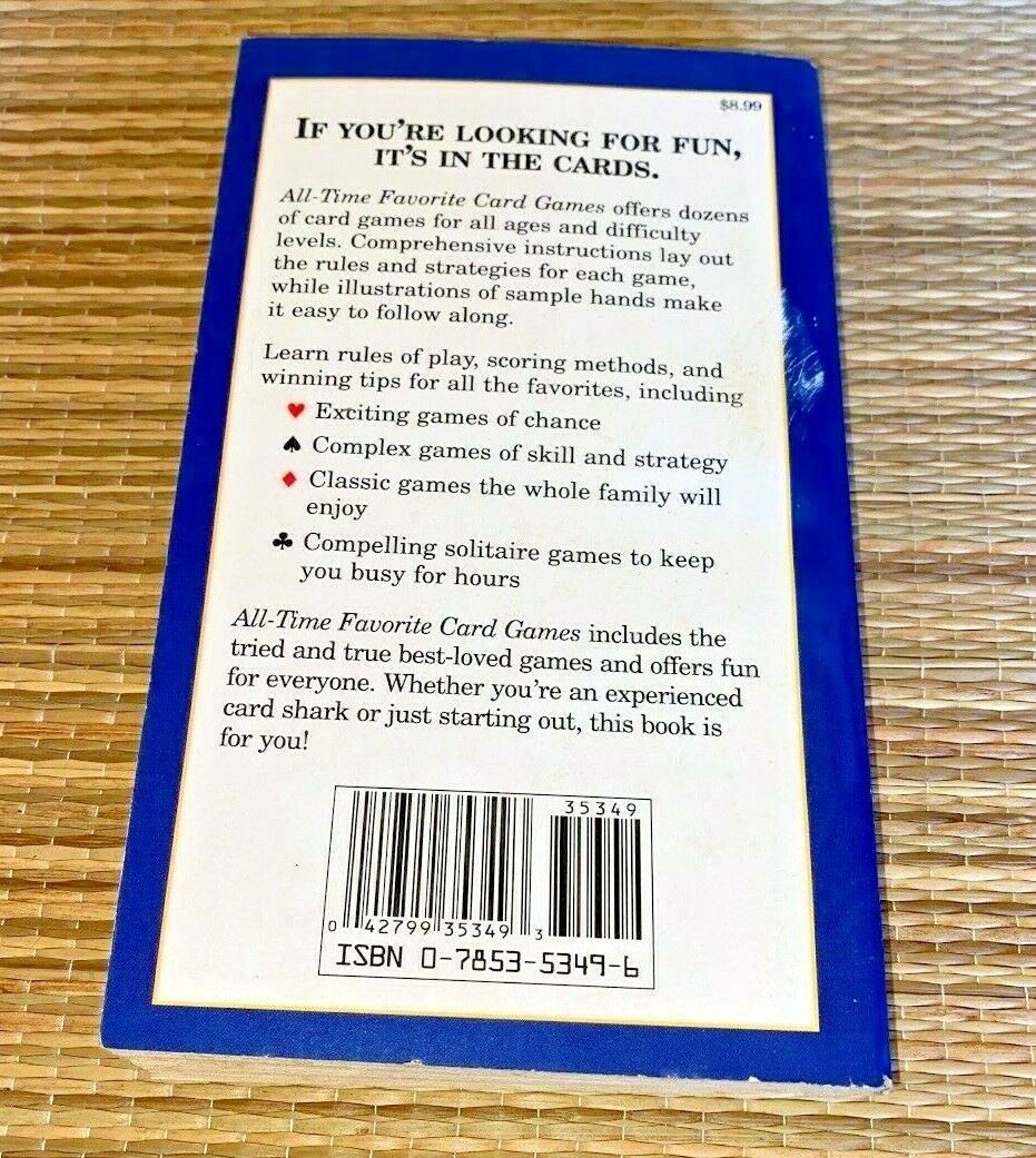 All-Time Favorite Card Games by and David Galt (2001, Paperback ...