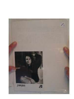 Judson Spence Press Kit And Photo Self Titled Debut Album | eBay