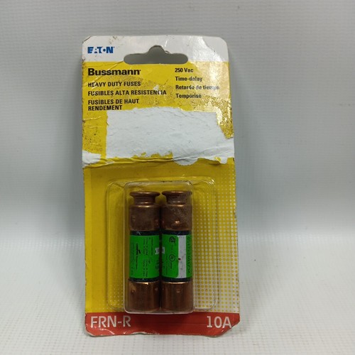 FRN-R-10 BR/FRN-R-10 Bussmann 10 Amp 250 Vac Heavy Duty Motor ...