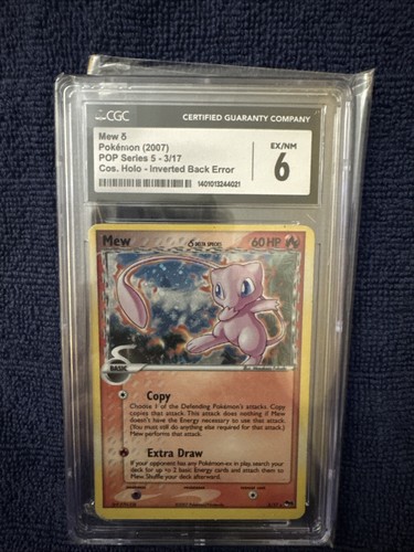 Pokemon TCG Mew Delta Species 3/17 Pop Series 5 Holo - Inverted Back ...