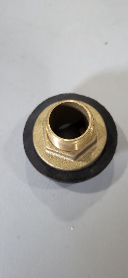 MATCO-NORCA URINAL SPUD 3/4" x 1-1/4" CAST BRASS/RUBBER 5LXZ0 SP-1275 ...