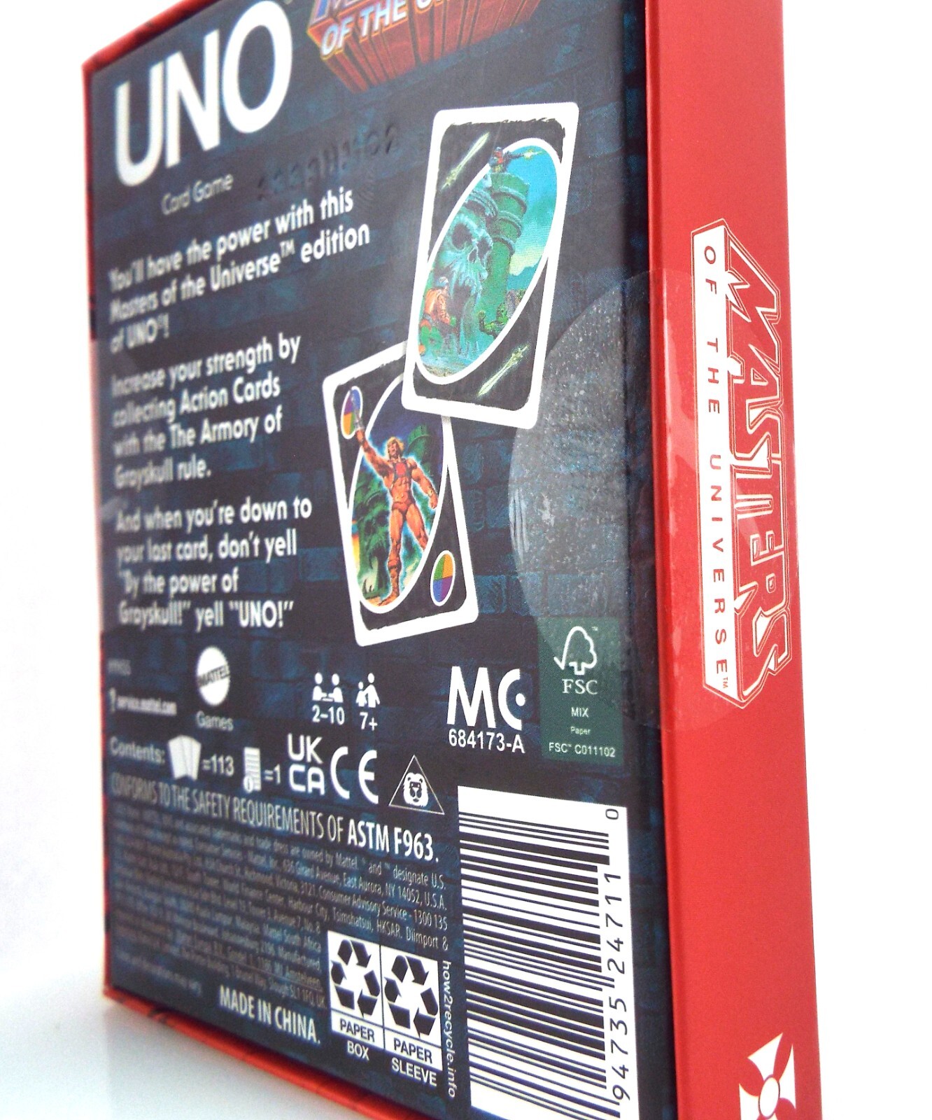 Uno Fandom - Masters of the Universe Card Game 2023 - NEW & SEALED ...