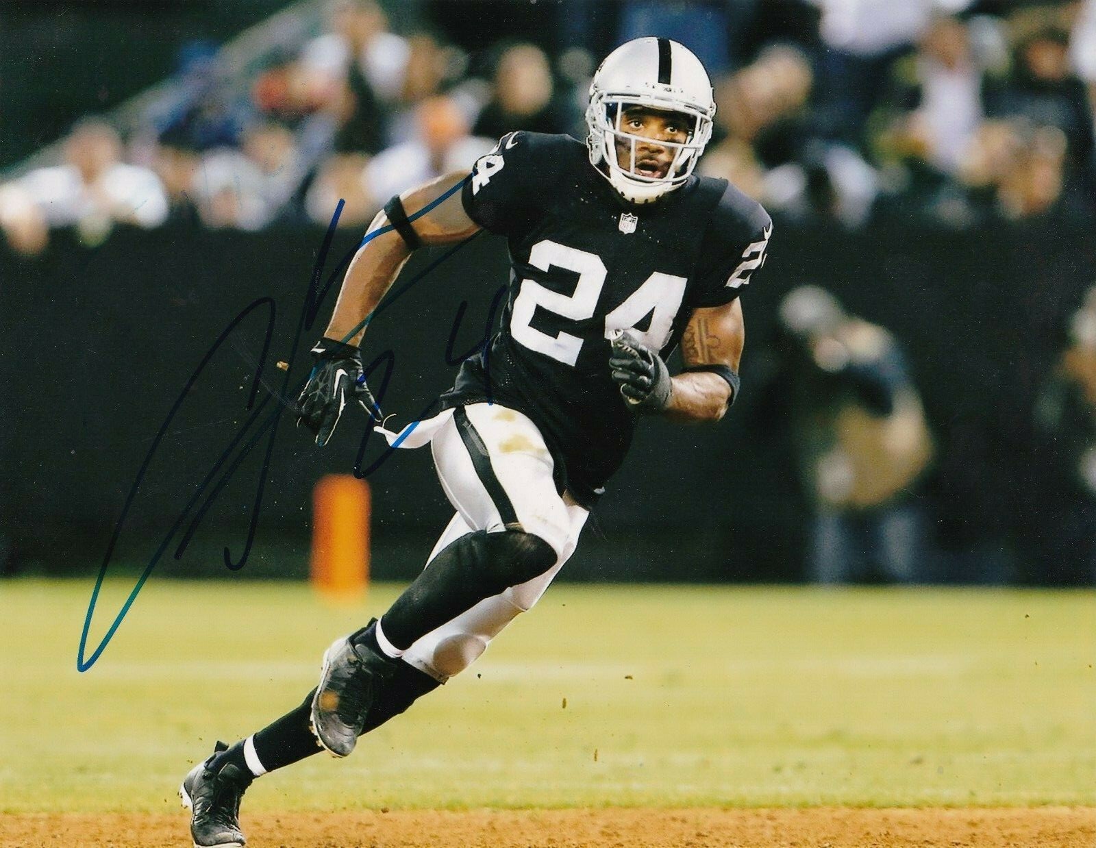 CHARLES WOODSON OAKLAND RAIDERS ACTION SIGNED 8x10 | eBay