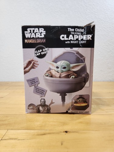 Baby Yoda Grogu The Child Talking Clapper Night Light. Tested Working ...
